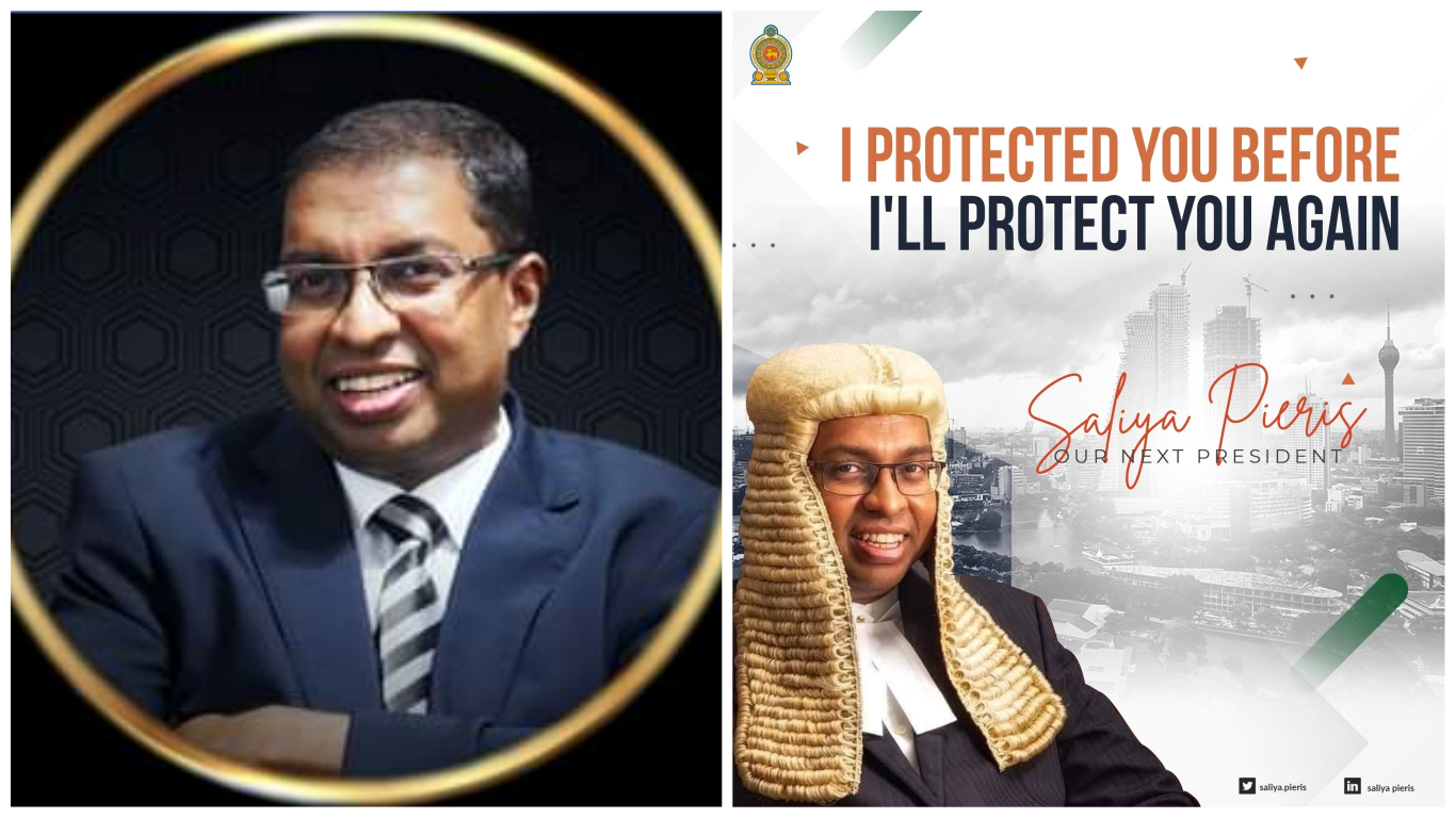 Campaign by Saliya Pieris to become the next President of Sri Lanka ...