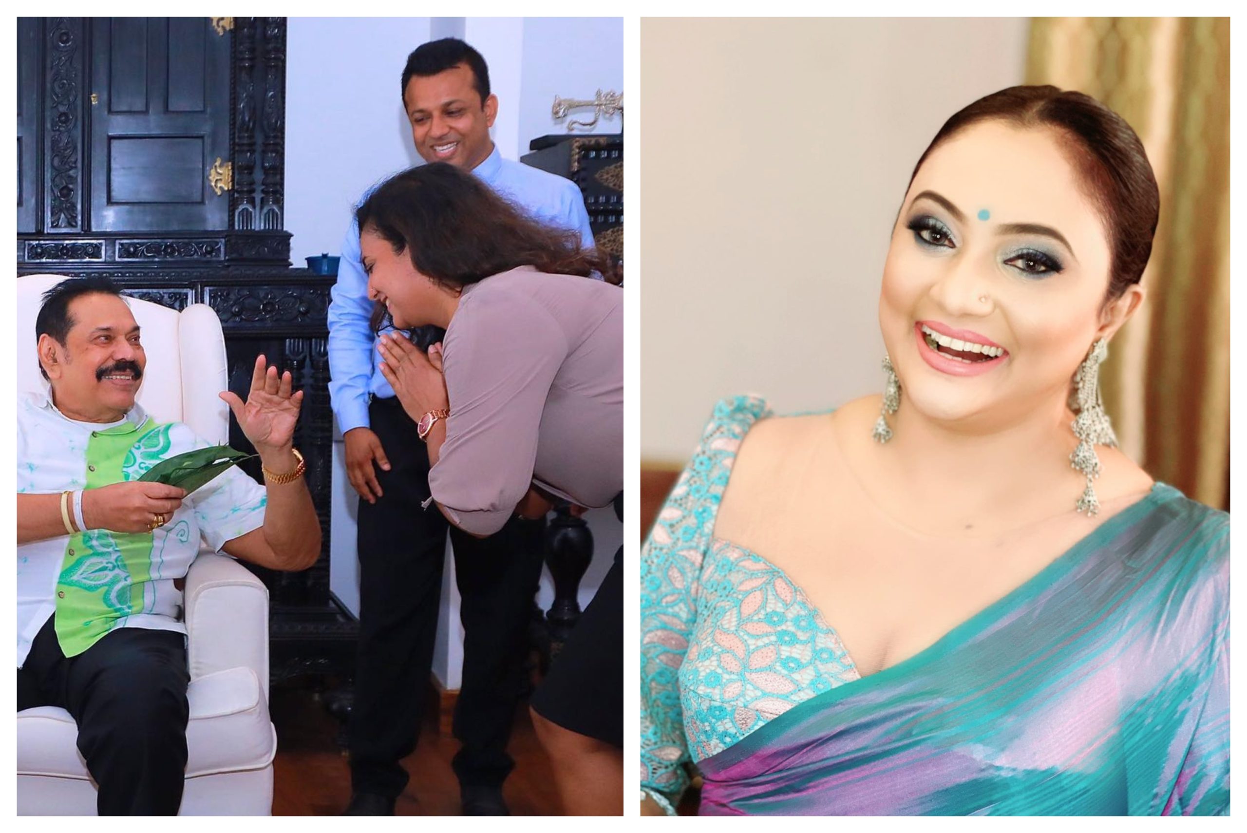 This is NOT Damitha Abeyaratne Extending Avurudu Wishes to Mahinda ...