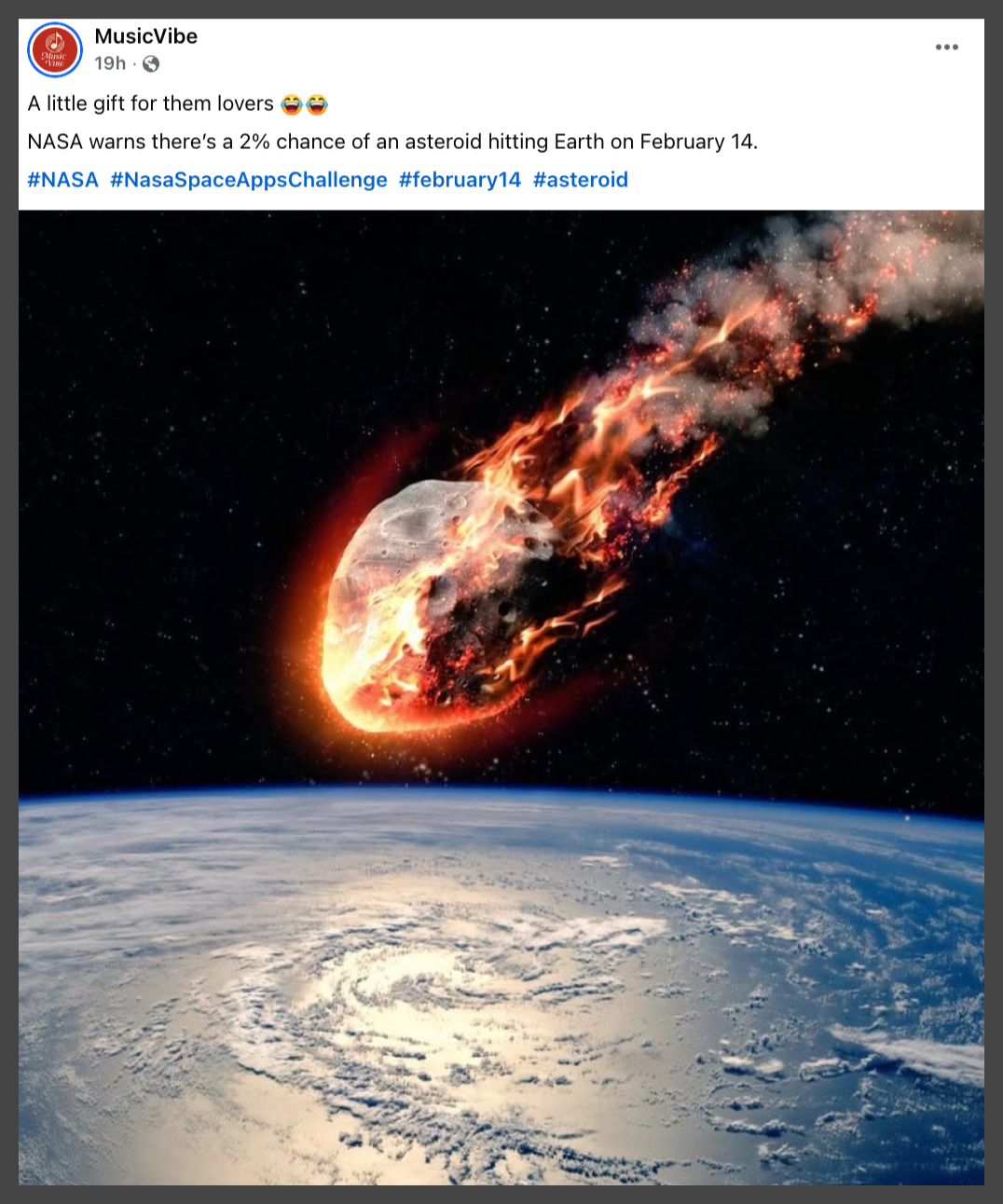 Did NASA Warn of 2% Asteroid Impact Risk on Valentine's Day 2026 ...