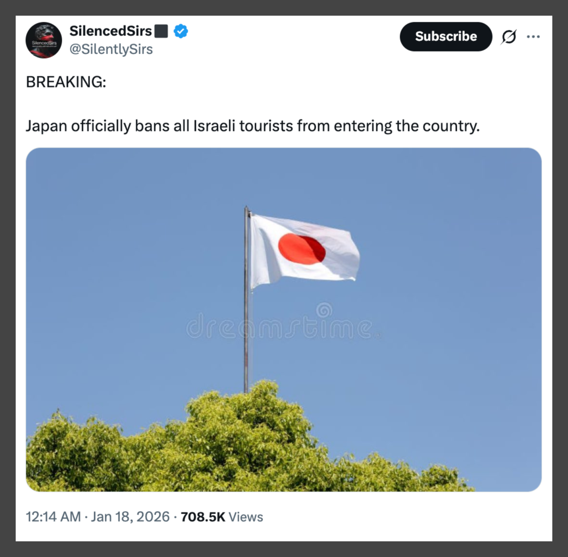 Viral Claims that China and Japan Have Banned Israeli Tourists is False ...