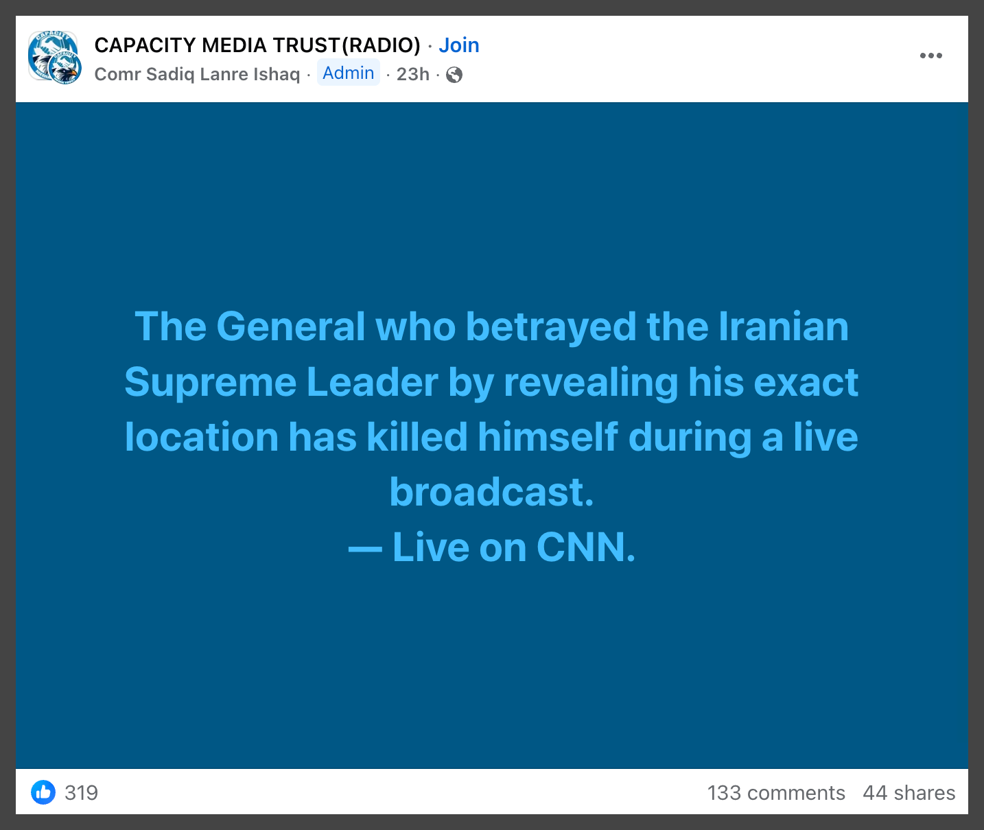 Did an Iranian General Who “Betrayed” Ayatollah Khamenei, Die by ...